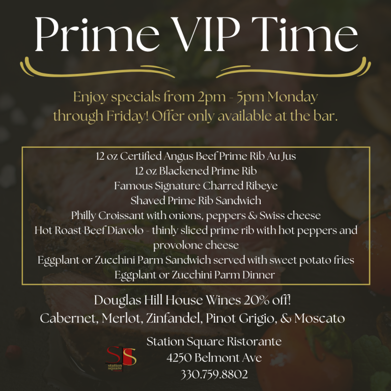 Menu – Station Square Ristorante